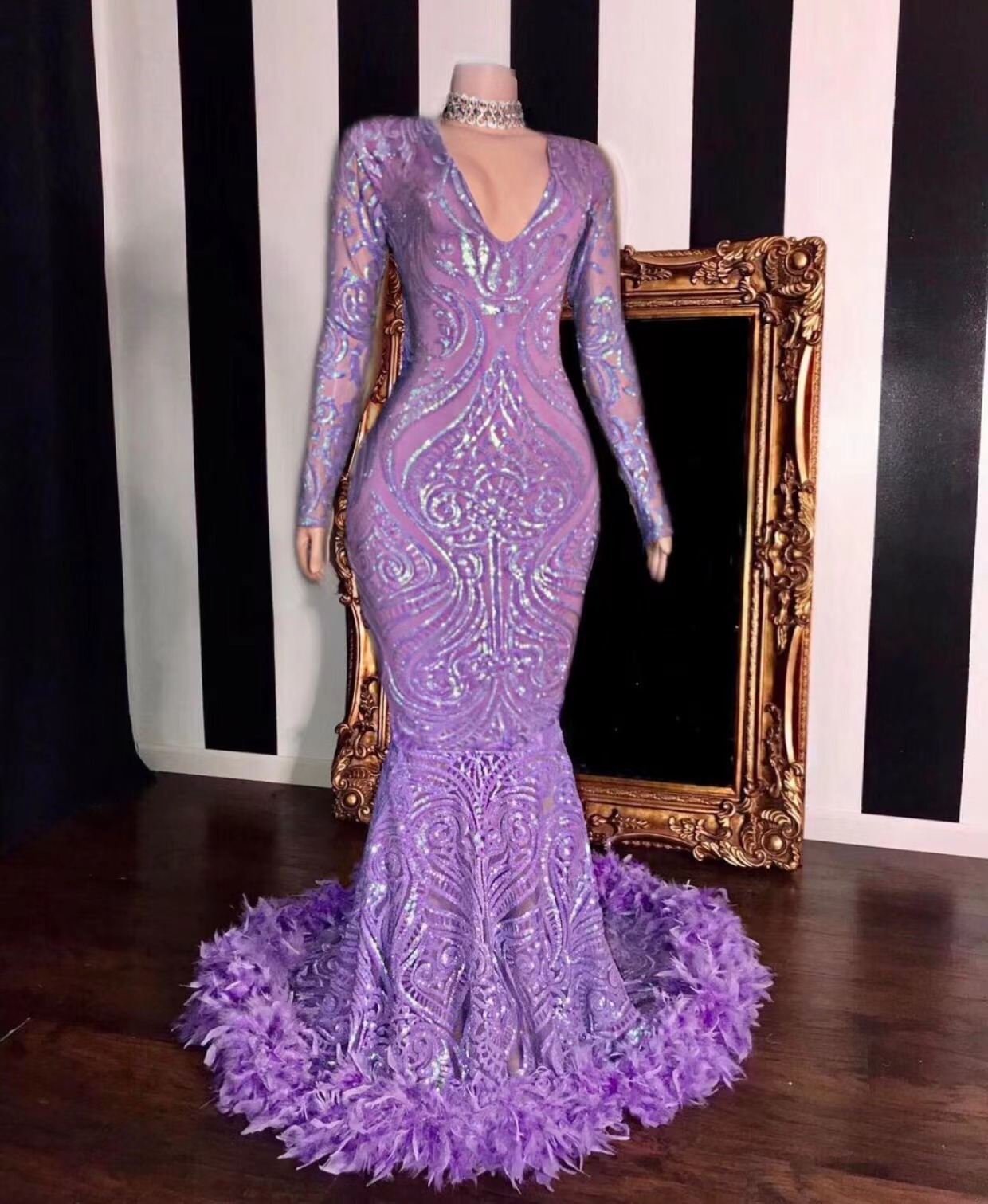 Mermaid Prom Dresses, Purple Prom Dresses, Custom Make Prom Dresses ...