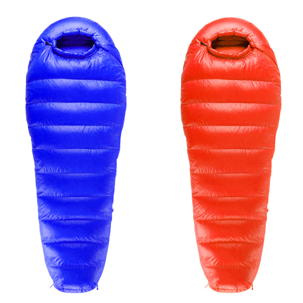 1500fp Goose Down Mummy Sleeping Bag Camping Hiking & Backpacking ...